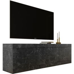 Home Affaire Lowboard &raquo;Basic Breite 210 cm, TV-Board 2 T&uuml;ren, 2 Schubk&auml;sten, TV-Schrank&laquo; Metallgriff, moderne Rahmenoptik, viel Stauraum, Farbauswahl 