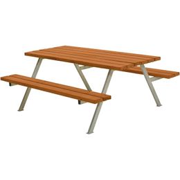 Plus Garten-Essgruppe &raquo;Alpha Kombim&ouml;bel&laquo; 1 Stk. tlg. 177x161x73/45 cm braun FSC -zertifizierter Holzwerkstoff, Stahl