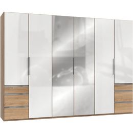 wimex Kleiderschrank &raquo;Level by fresh to go&laquo; mit Glas-und Spiegelt&uuml;ren braun