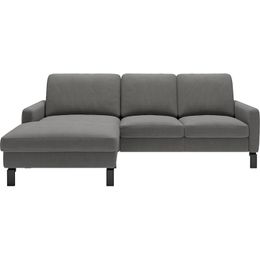 Home Affaire Ecksofa &raquo;Lecce, L-Form, Federkernpolsterung, Breite 224 cm&laquo; inkl. saugroboterfreundliche H&ouml;he & schmale Armlehnen 100% Polyester