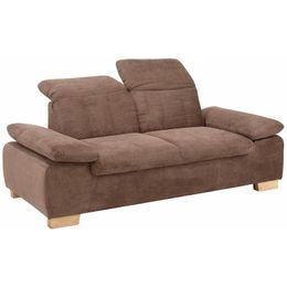 Home Affaire 2-Sitzer &raquo;Bergamo Multifunktions-Sofa, bequem und komfortabel&laquo; mit Armlehn-und R&uuml;ckenfunktion, Federkern rot Chenille 100% Polyester;