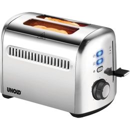 Unold Elektro Toaster &raquo;2er Retro 38326&laquo; 2 kurze Schlitze 950 W silber Toaster