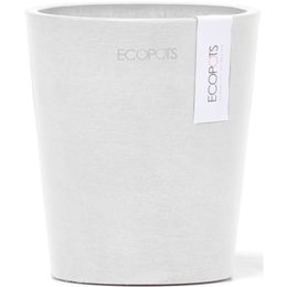 Ecopots Blumentopf &raquo;Morinda Orchidee 11 Wei&szlig;&laquo; f&uuml;r den Innenbereich wei&szlig; Kunststoff