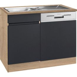 Optifit Sp&uuml;lenschrank &raquo;Roth&laquo; Breite 110 cm schwarz