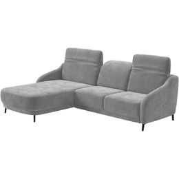 Sit & More sit&more Ecksofa &raquo;Blues L-Form&laquo; wahlweise mit Klapptisch und USB grau 95% Polyester 5% Polyamid