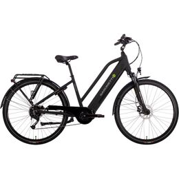 Saxonette Damen SAXONETTE &raquo;Deluxe Sport Lady&laquo; 9 Gang Shimano Alivio Schaltwerk Kettenschaltung Mittelmotor 250 W Pedelec, Elektrofahrrad f&uuml;r Damen u. 