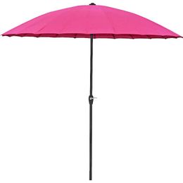 Garden Pleasure Sonnenschirm mit 24 Streben, pink pink Bezug: 100% Polyester