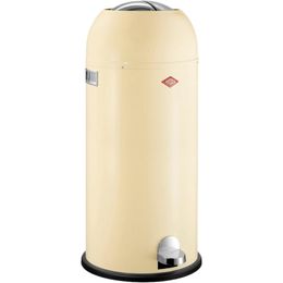 Wesco M&uuml;lleimer &raquo;Kickmaster Maxi&laquo; 1 Beh&auml;lter Abfallsammler mit D&auml;mpfer, 40 Liter braun Stahlblech