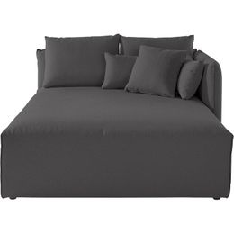 OTTO home Ottomane &raquo;N&ouml;re&laquo; Lounge-Modul - zum eigenen Zusammenstellen, Breite 138cm, Tiefe 168cm grau 60% Baumwolle/40% Leinen