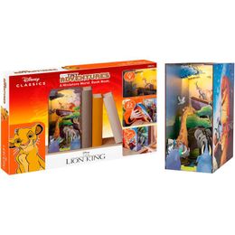 Revell 3D-Puzzle &raquo;Book Nook, Tiny Adventures Disney K&ouml;nig der L&ouml;wen&laquo; Buchst&uuml;tze; mit LED-Beleuchtung bunt Holz