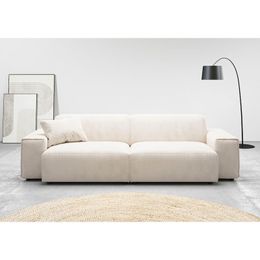 Home Affaire Big-Sofa &raquo;Glimminge auch in Breitcord, Feincord + Easy care-Bezug,&laquo; besondere Kedern&auml;hte Zierkissen wei&szlig; 95% Polyester, 5% Nylon