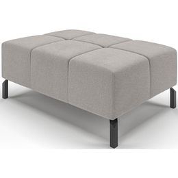 Home Affaire Hockerbank &raquo;Ancona New&laquo; passend zum Ecksofa, auch in Easy care-Bezug + Cord grau 100% Polyester