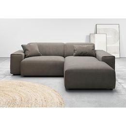 Home Affaire Ecksofa &raquo;Glimminge L-Form auch in Breitcord, Feincord + Easy care-Bezug,&laquo; Breite 234, Zierkissen grau 95% Polyester, 5% Nylon