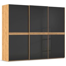 Rauch Schwebet&uuml;renschrank &raquo;Kleiderschrank Schrank Garderobe Schlafzimmerschrank SCALE-LINE&laquo; edle Optik mit Bauchbinde in Korpusfarbe mit Glasfront 