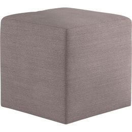 COTTA Hocker &raquo;Cuby&laquo; Sitzw&uuml;rfel, Cube, Sitzhocker grau 100% Polyester