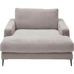 Home Affaire Chaiselongue &raquo;Downtown Loungem&ouml;bel zum Relaxen, B/T/H: 132/170/84 cm&laquo; auch in Boucl&eacute;, Cord und Easy care - leicht mir Wasser zu reinigen 