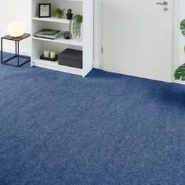 ANDIAMO Teppichboden &raquo;Milo, Nadelfilz, Made in Belgium&laquo; rechteckig 2,5 mm H&ouml;he Uni Farben, Breite 100 cm oder 200 cm, Wohnzimmer, strapazierf&auml;hig blau 