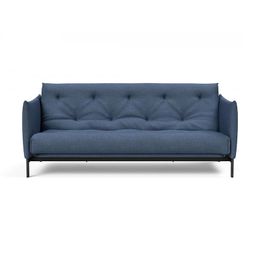 INNOVATION LIVING 3-Sitzer &raquo;Junus innovativ und bequem, Schlafsofa&laquo; mit schmalen Armlehnen, tolle Verstellm&ouml;glichkeiten, Designschlafsofa blau