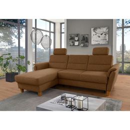 Home Affaire Ecksofa &raquo;Palmera L-Form, B: 244 cm - OTTO. Verl&auml;ssliche Qualit&auml;t.&laquo; optional Bettfunktion & Bettkasten, Federkern braun 100% Polyester;