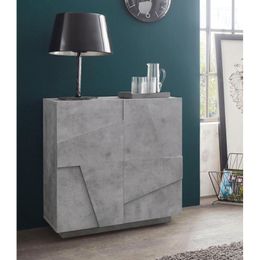 Home Affaire Sideboard &raquo;PING&laquo; Breite 80 cm silber