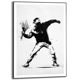 Reinders Poster &raquo;Flower Thrower&laquo; schwarz-wei&szlig;