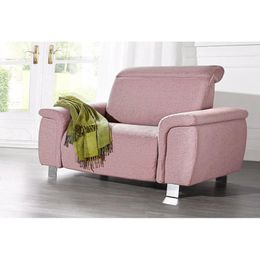 Sit & More sit&more Sessel &raquo;Township&laquo; wahlweise mit elektrischer Wallfree-Funktion rosa Struktur (100% Polyester);Struktur fein (100% Polyester)