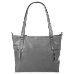 SPIKES & SPARROW Spikes & Sparrow Damen Shopper echt Leder schwarz