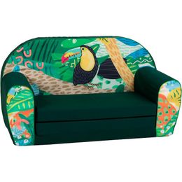 KNORRTOYS Sofa &raquo;Jungle animal&laquo; f&uuml;r Kinder; Made in Europe gr&uuml;n