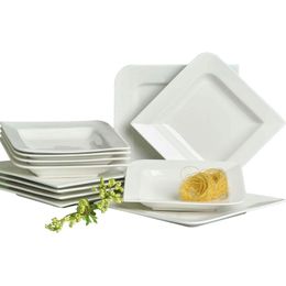 Retsch Arzberg Tafelservice &raquo;Teller Set, Geschirr-Set Fantastic&laquo; 12 Teile, f&uuml;r 6 Personen beige Fine China-Porzellan