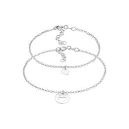 Elli Damen Schmuckset &raquo;Herz Mutter Tochter Herzchen Look 925 Silber&laquo; () silber