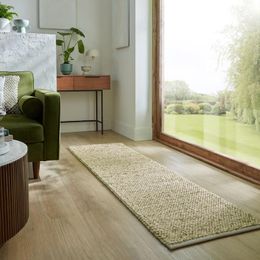 FLAIR RUGS Teppich &raquo;Minerals&laquo; rechteckig 3 mm H&ouml;he Neutraler Teppich aus mineralischer Wollmischung gr&uuml;n Kunstfaser, Wolle