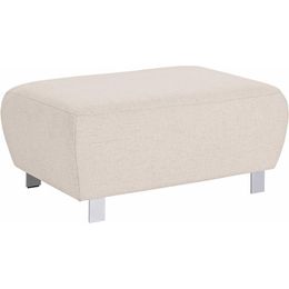 Sit & More sit&more Hocker &raquo;Township&laquo; beige Struktur (100% Polyester);Struktur fein (100% Polyester)