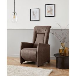 Sit & More sit&more TV-Sessel &raquo;Melissa&laquo; wahlweise elektrisch oder manuell verstellbar, optional Aufstehhilfe braun 100% Polyester