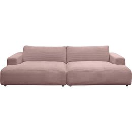 Musterring Loungesofa &raquo;Lucia&laquo; Cord-Bezug, Breite 292 cm rosa