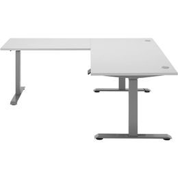 BEGA OFFICE Eckschreibtisch &raquo;Ben&laquo; 1 Stk. tlg. elektrisch h&ouml;henverstellbarer Desk mit 4 Memory Tasten, 180x177 cm wei&szlig;