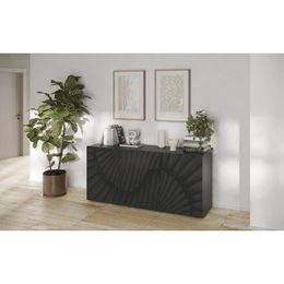 OTTO home Sideboard &raquo;Snake, Kommode, Anrichte, Stauraumm&ouml;bel Breite 181 cm, Siebdruck-Front&laquo; moderne Wohnm&ouml;bel, 3 T&uuml;ren, viel Stauraum, stilvoll und 
