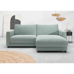 Home Affaire Ecksofa &raquo;Ecksofa Jiro, L-Form, gro&szlig;e Sitztiefe, Breite 226 cm&laquo; lose Sitz- & R&uuml;ckenkissen, weicher Polsteraufbau, komfortabel & modern 100