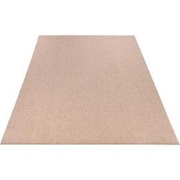Paco Home Teppich &raquo;Barcelona 610&laquo; rechteckig 8 mm H&ouml;he Kurzflor, meliert, strapazierf&auml;hige Qualit&auml;t, Wohnzimmer beige Polypropylen (PP)