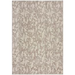 FLAIR RUGS Teppich &raquo;Connely&laquo; rechteckig 4 mm H&ouml;he Waschbarer Teppich, kurzflor, waschbar, Wohnzimmer, Schlafzimmer beige Kunstfaser