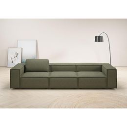 Home Affaire 3,5-Sitzer &raquo;Watertown, modernes Big-Sofa XXL, 336 cm Breite, auch in Feincord&laquo; Riesiges Designersofa mit viel Platz & weichen Bez&uuml;gen in 