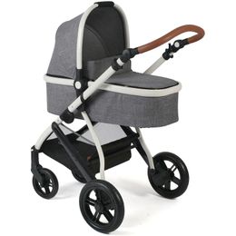 CHIC 4 BABY CHIC4BABY Kombi-Kinderwagen &raquo;Torre, Melange Grau&laquo; 15 kg ; Kinderwagen grau Kombi-Kinderwagen