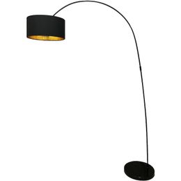 Salesfever Bogenlampe &raquo;Luca&laquo; E27 gold