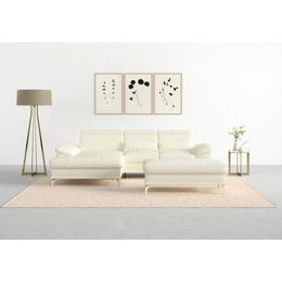 Sit & More sit&more Ecksofa &raquo;Cabrio L-Form, B: 295 cm, mit Sitztiefen-, Arm- & Kopfteilverstellung&laquo; 2 Nierenkissen, Federkern, optional Bettfunktion und Stauraum
