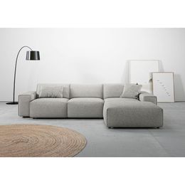 Home Affaire Ecksofa &raquo;Glimminge auch in Breitcord, Feincord, Boucl&eacute; + Easy care-Bezug&laquo; L-Form, Breite 294, Zierkissen silber 96% Polyester, 4% 