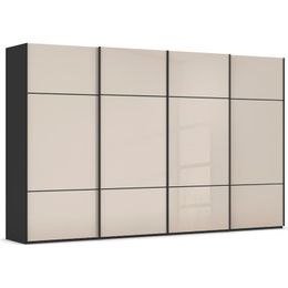 Rauch Schwebet&uuml;renschrank &raquo;Kleiderschrank Schrank Garderobe Schlafzimmerschrank SCALE-TRIO&laquo; edle dreigeteilte Front mit 2 Zierleisten Glasfront MADE 