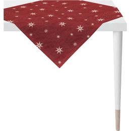 Apelt Tischdecke &raquo;5842&laquo; rot Polyacryl, Polyester, Viskose