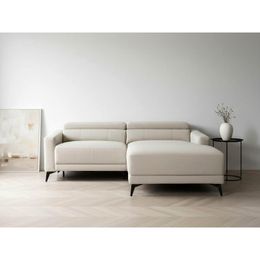 OTTO home Ecksofa &raquo;LEWII, L-Form, 213 cm - elektr. Relaxfunktion&laquo; mit USB A/C-Anschluss. Federkern, verstellbaren Kopfst&uuml;tzen, Webstoff Webstoff 100% 