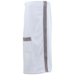 Carl Ross Sarong &raquo;80100&laquo; 1 Stk. wei&szlig; Frottier