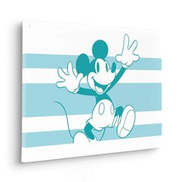 Komar Leinwandbild &raquo;Mickey Playful - Gr&ouml;&szlig;e 40 x 60 cm&laquo; Natur 1 Stk. tlg. Keilrahmenbild mi Echtholzrahmen blau Holz, Papier