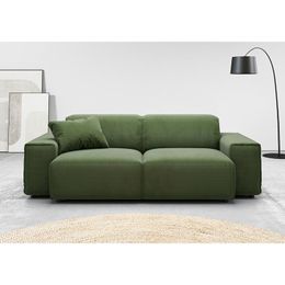 Home Affaire 2,5-Sitzer &raquo;Glimminge auch in Breitcord, Feincord + Easy care-Bezug&laquo; besondere Kedern&auml;hte, Zierkissen gr&uuml;n 95% Polyester, 5% Nylon